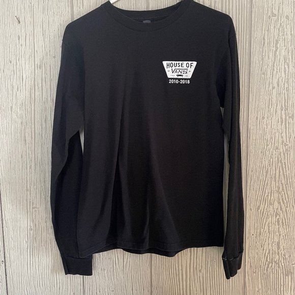 Vans | Shirts | House Of Vans Long Sleeve T Shirt Adult S Small ...